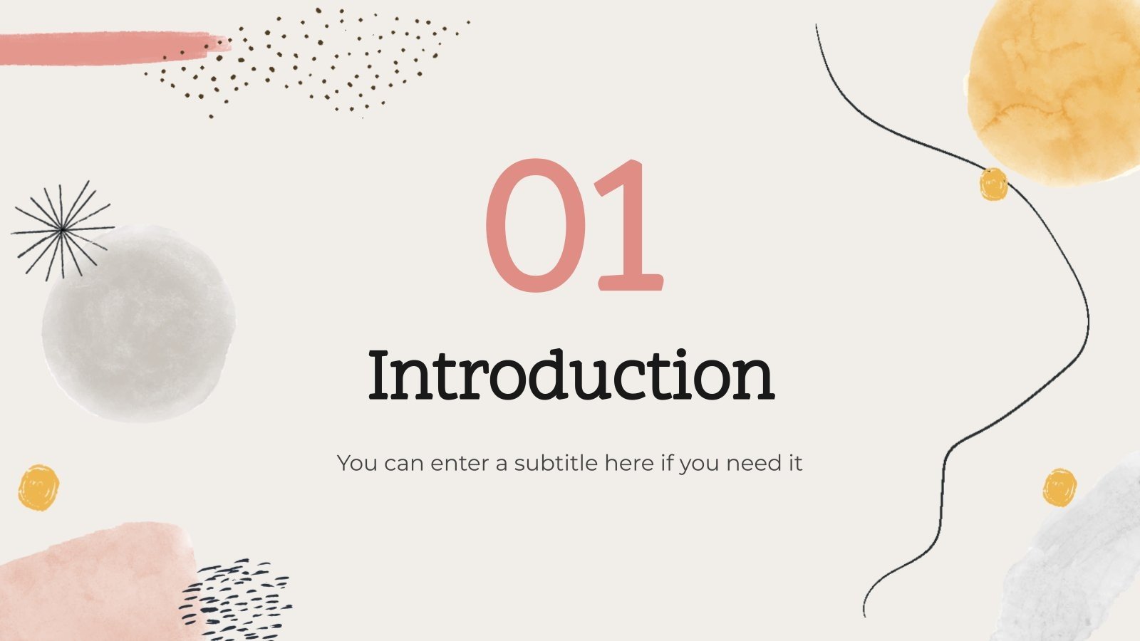 Watercolor College Project | Google Slides & PowerPoint