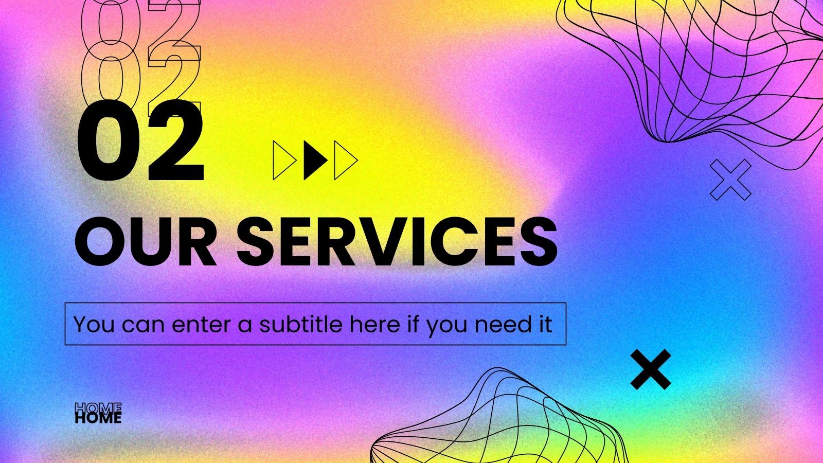 Abstract Style Talent Agency | Google Slides & PowerPoin