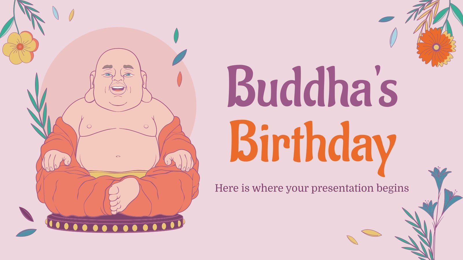 Free Google Slides & PPT templates about Buddhism