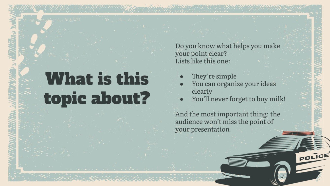 Police Officer Training Workshop | Google Slides & PowerPoint