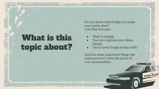 Police Officer Training Workshop | Google Slides & PowerPoint