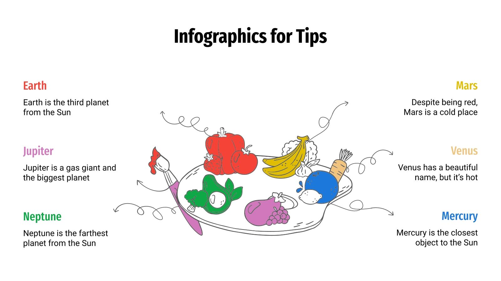 Infografías para tips y consejos | Tema de Google Slides y PPT