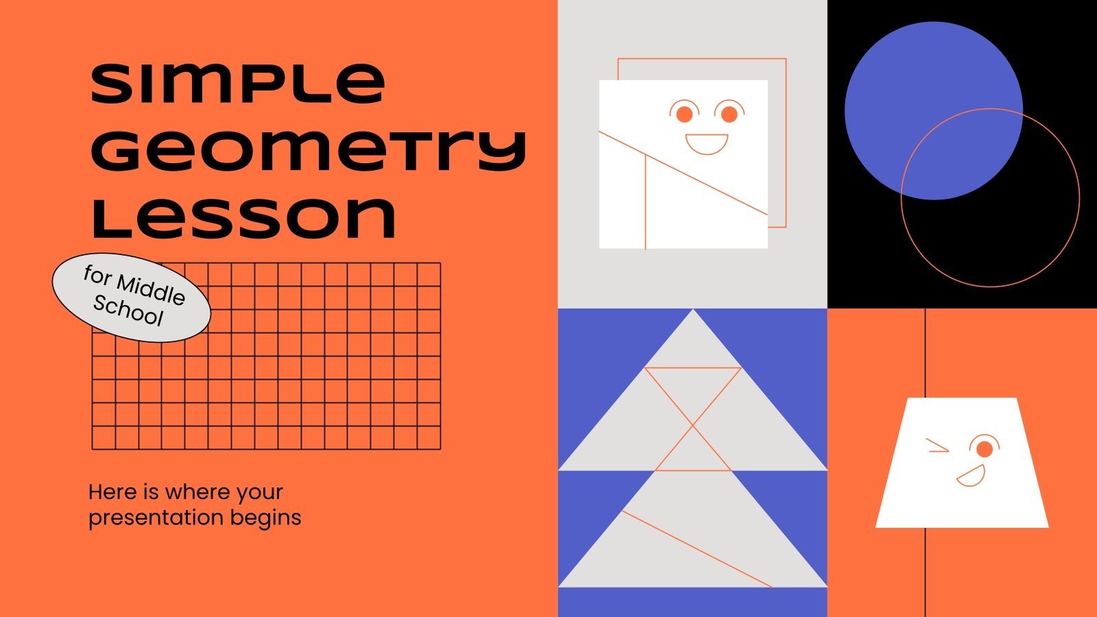 Simple Geometry Lesson for Middle School | Google Slides & PPT