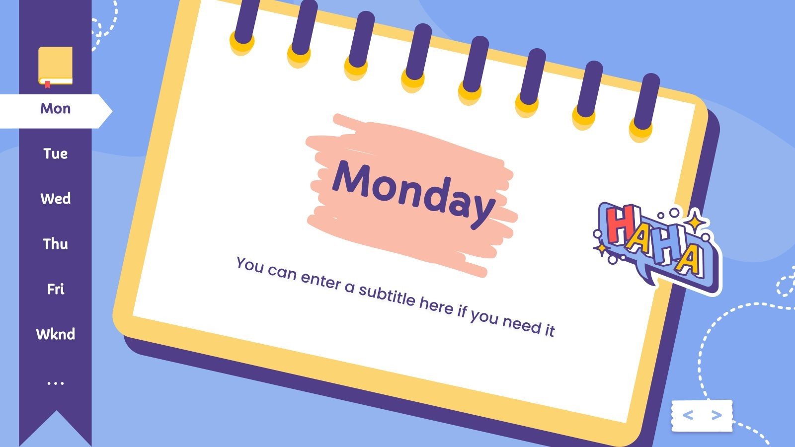 High School Planner | Google Slides & PPT theme