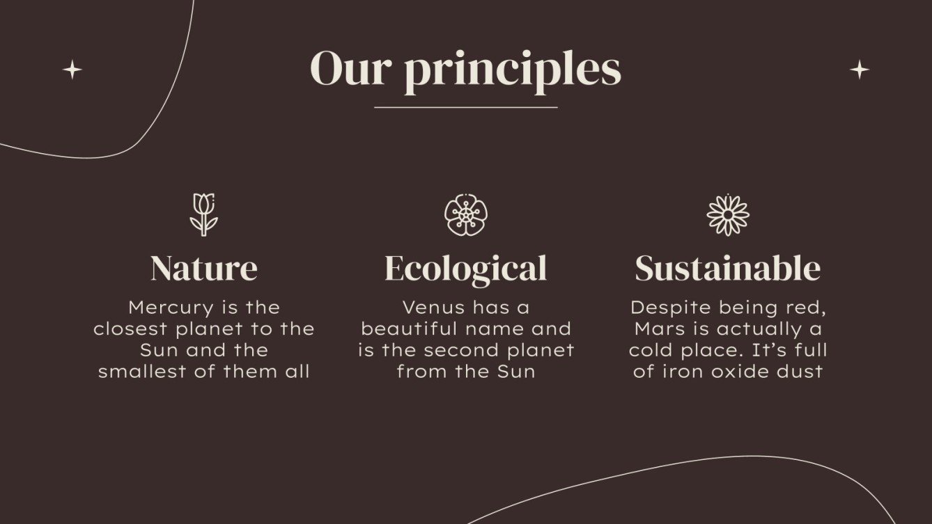 Perfil de empresa marca de perfume | Google Slides y PPT