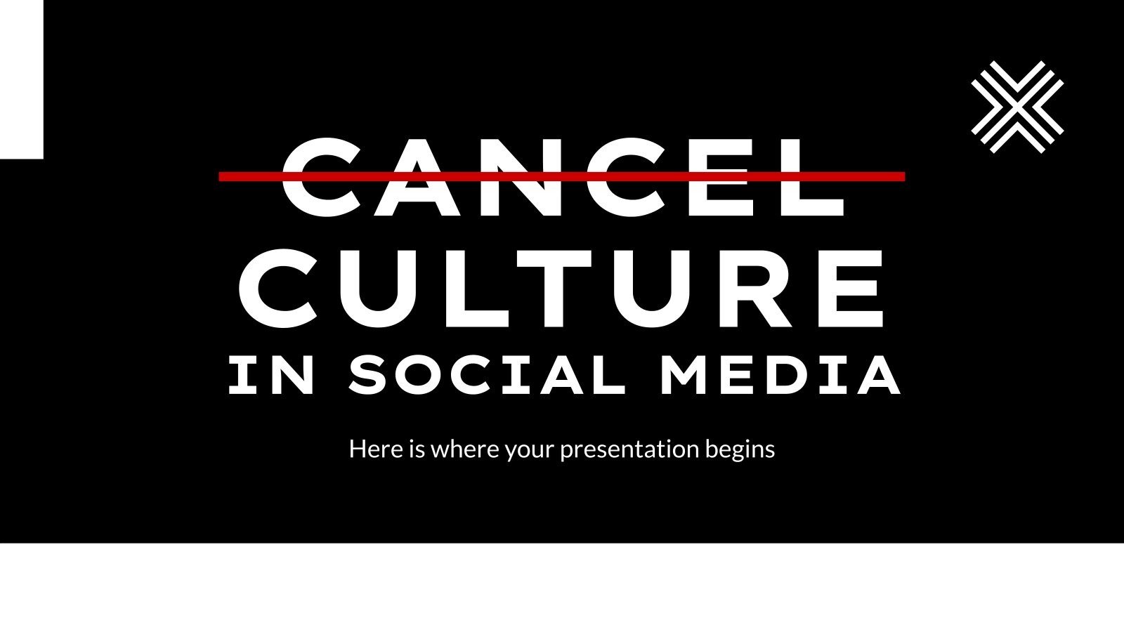 Cancel Culture in Social Media | Google Slides & PPT theme