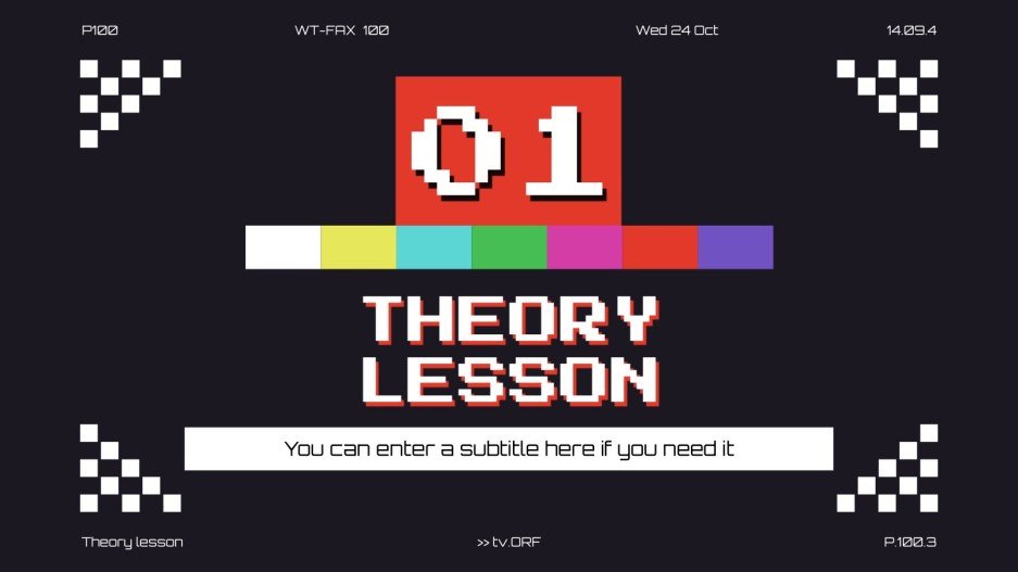 Teletext Style Workshop | Google Slides and PowerPoint