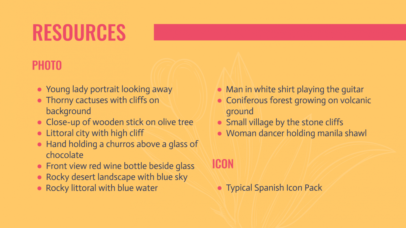 Clase de español | Tema de Google Slides y PowerPoint