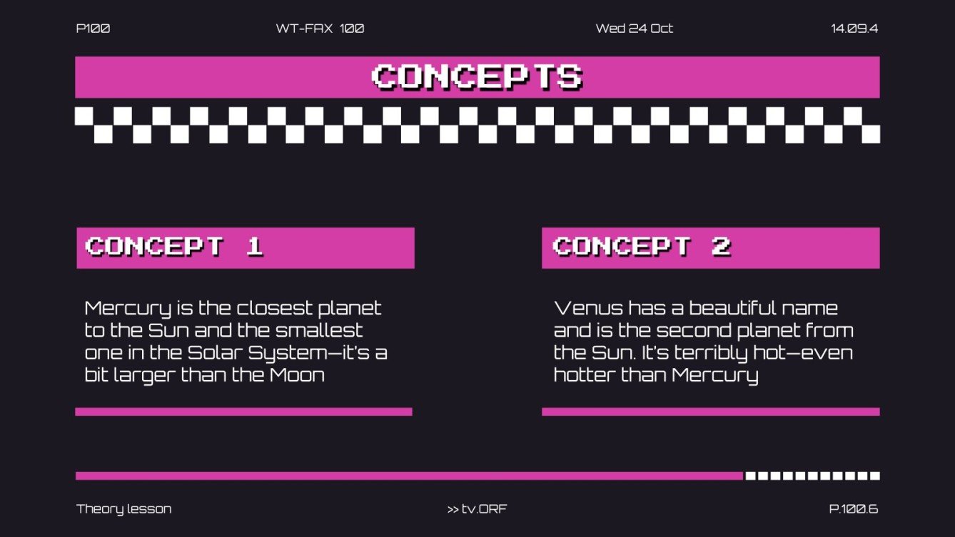 Teletext Style Workshop | Google Slides and PowerPoint