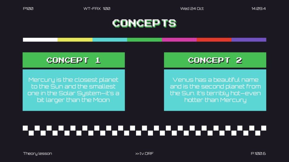 Teletext Style Workshop | Google Slides and PowerPoint