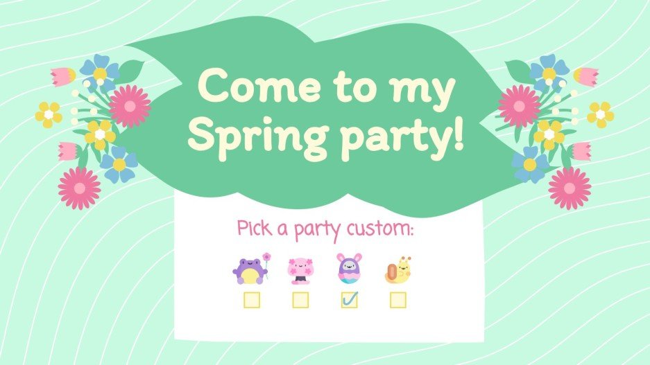 Cute Greeting Cards Google Slides theme & PPT template