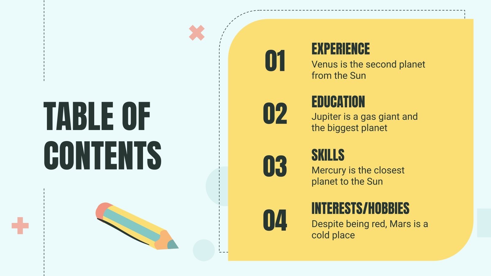 Cool Professor CV Google Slides theme & PowerPoint template
