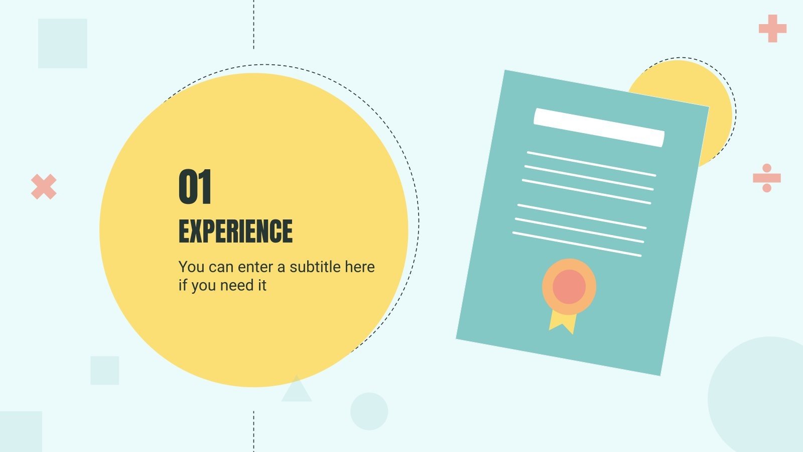 Cool Professor CV Google Slides theme & PowerPoint template