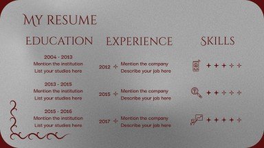 Gothic Aesthetic Portfolio | Google Slides & PowerPoint