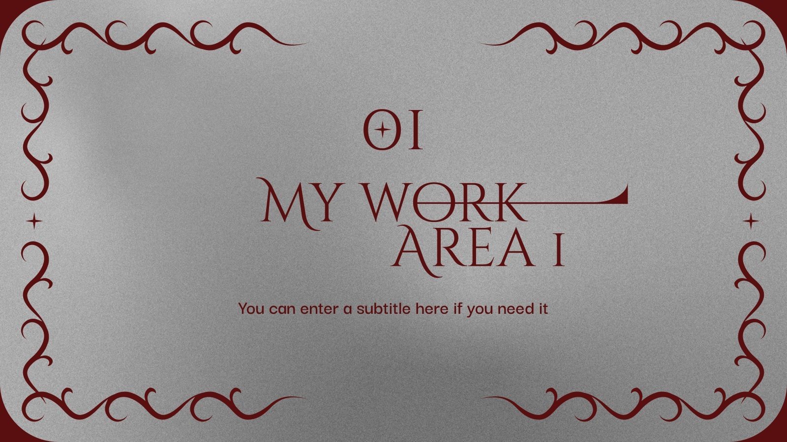 Gothic Aesthetic Portfolio | Google Slides & PowerPoint