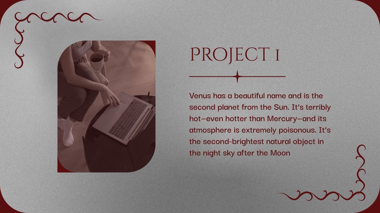 Gothic Aesthetic Portfolio | Google Slides & PowerPoint