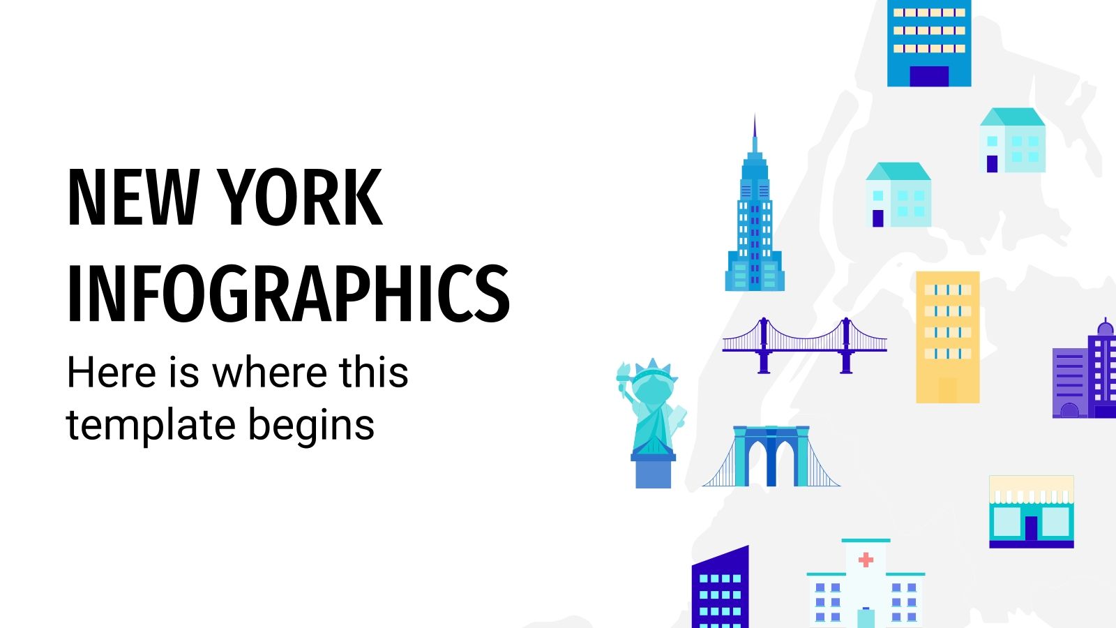 Free New York Infographics for Google Slides and PowerPoint