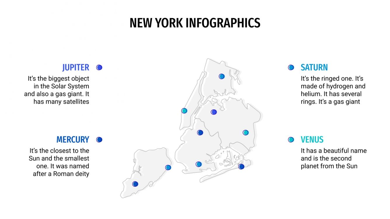 Free New York Infographics for Google Slides and PowerPoint