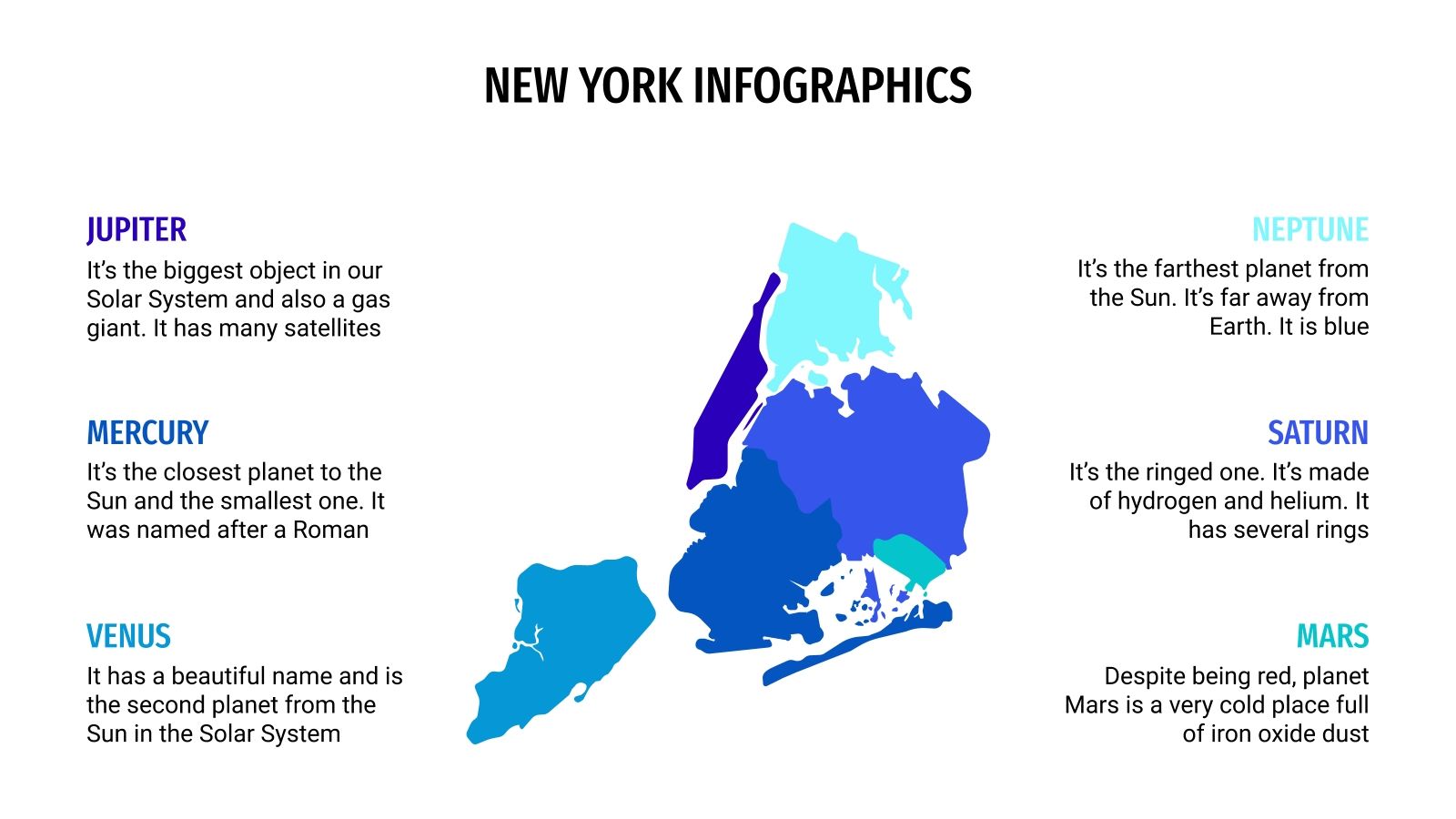 Free New York Infographics for Google Slides and PowerPoint