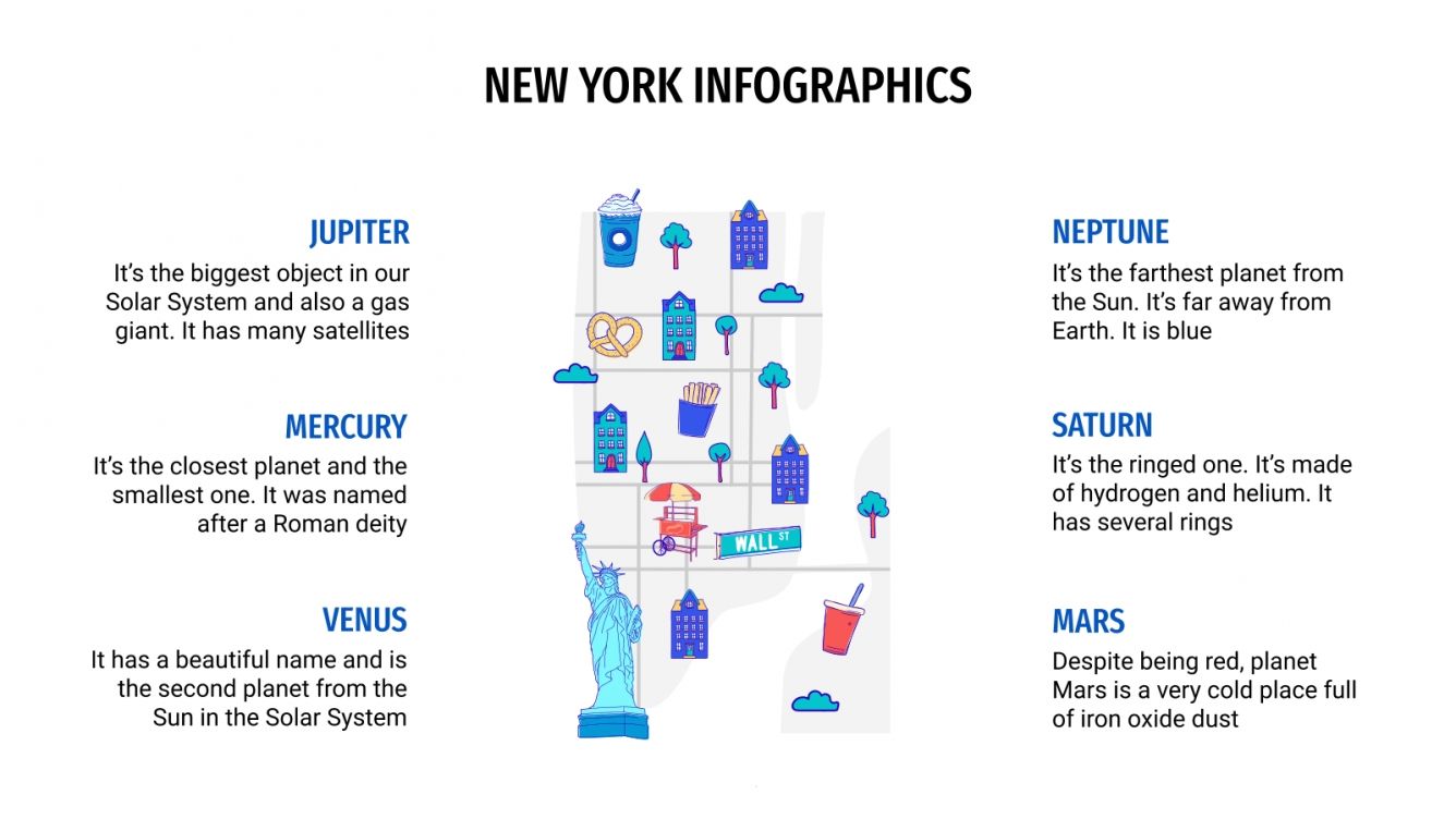 Free New York Infographics for Google Slides and PowerPoint