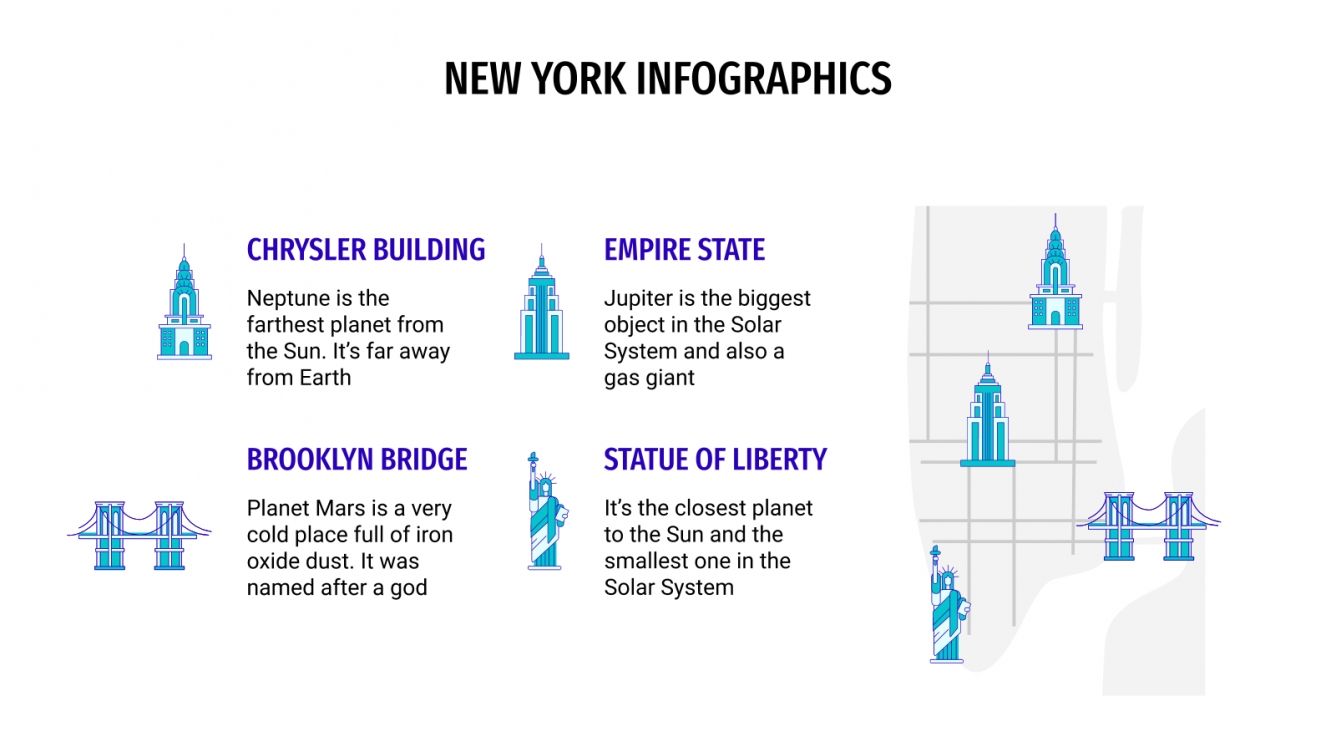 Free New York Infographics for Google Slides and PowerPoint