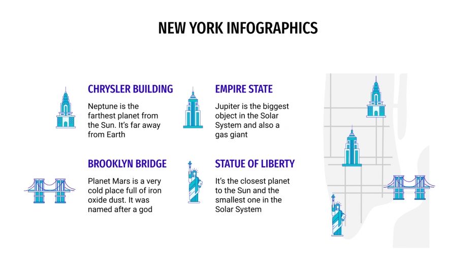Free New York Infographics for Google Slides and PowerPoint