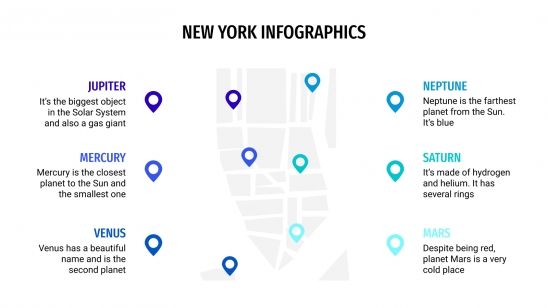 Free New York Infographics for Google Slides and PowerPoint