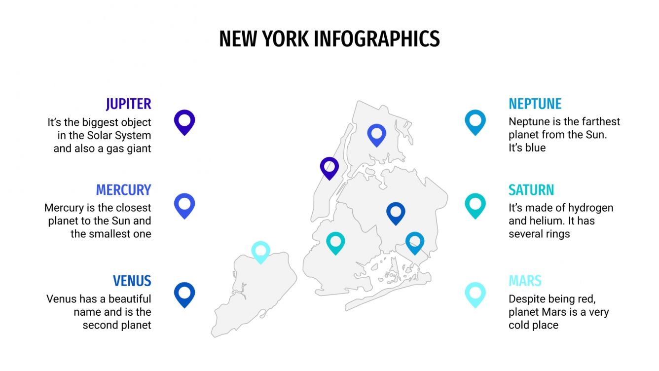 Free New York Infographics for Google Slides and PowerPoint