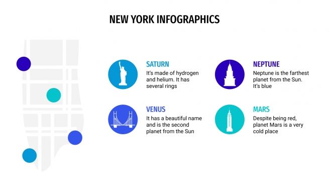 Free New York Infographics for Google Slides and PowerPoint