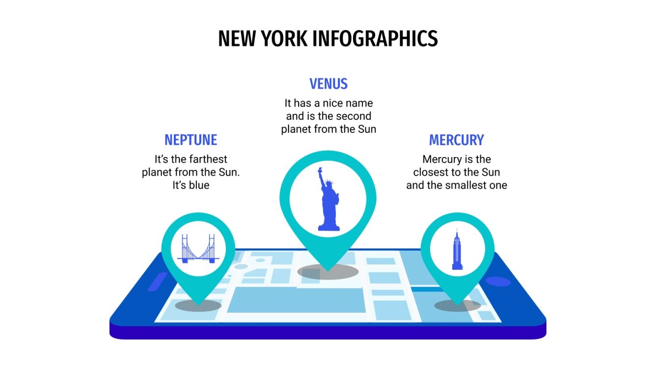 Free New York Infographics for Google Slides and PowerPoint