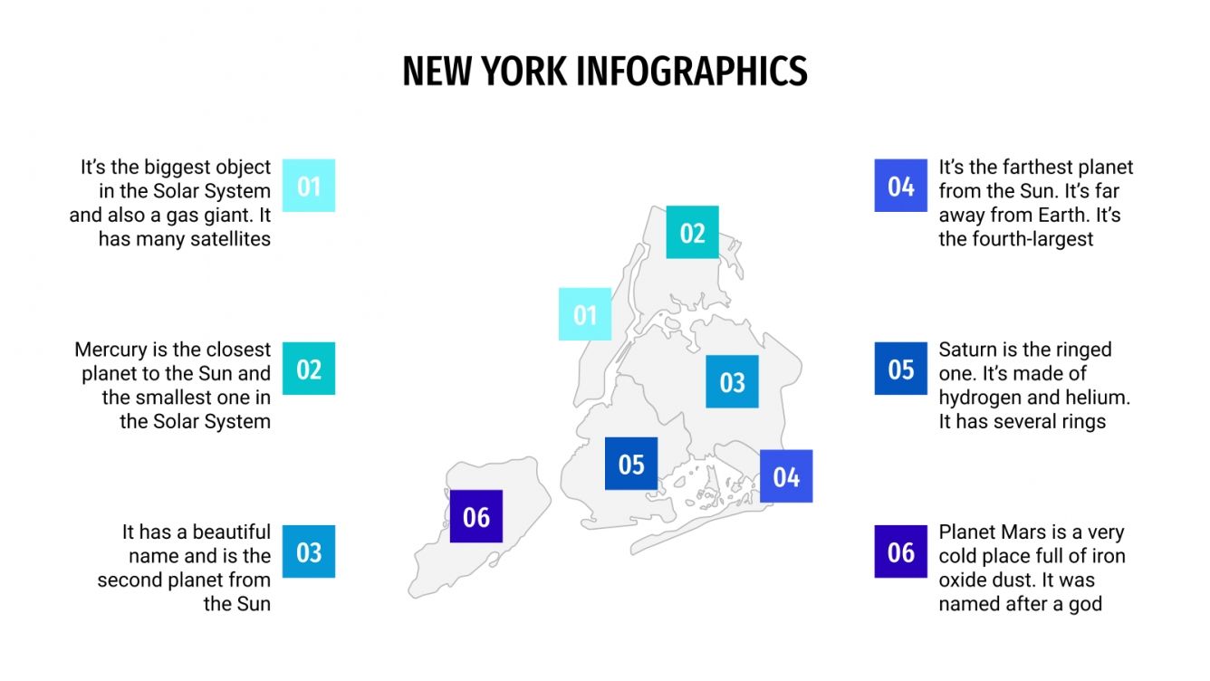Free New York Infographics for Google Slides and PowerPoint