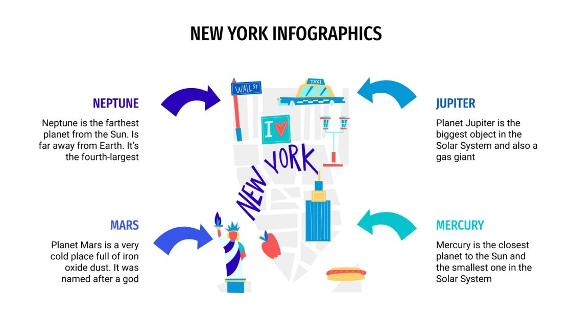 Free New York Infographics for Google Slides and PowerPoint
