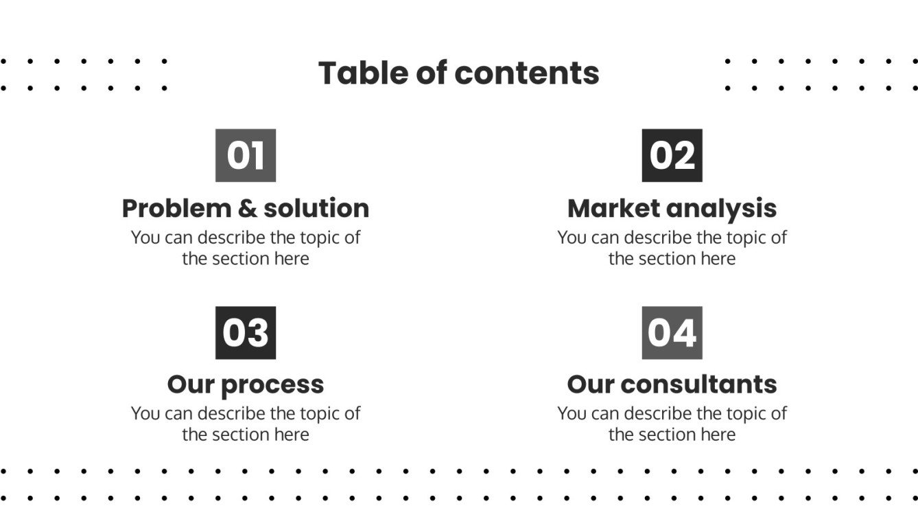 Project Status Consulting Google Slides & PowerPoint template