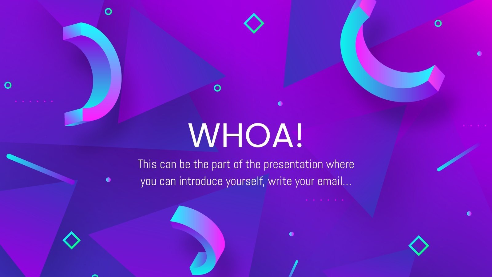 3D Background Google Slides Theme and PowerPoint Template