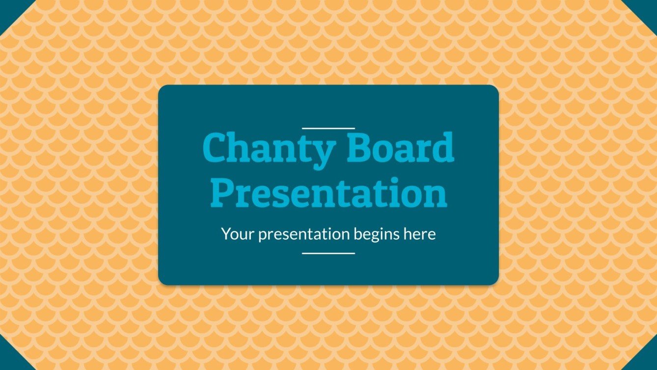Chanty Board Google Slides theme and PowerPoint template