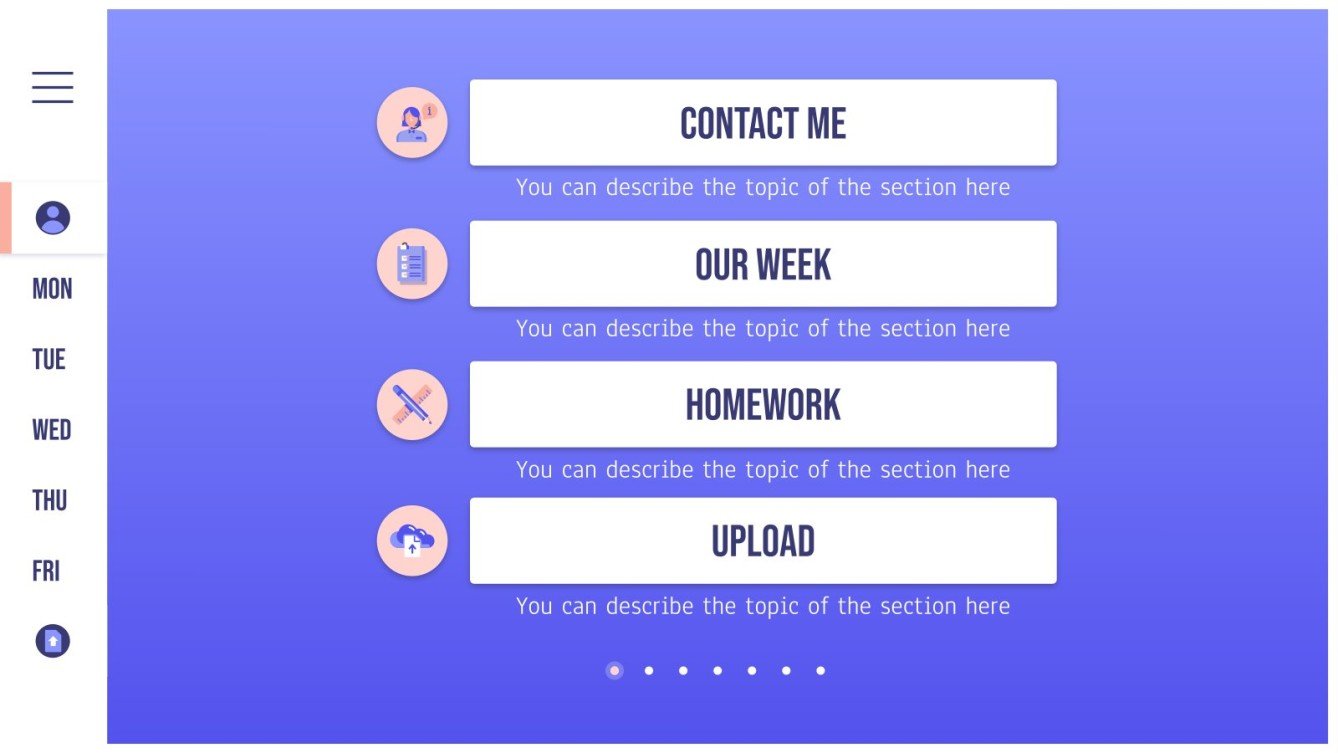 Interactive Teacher Planning Google Slides and PPT template
