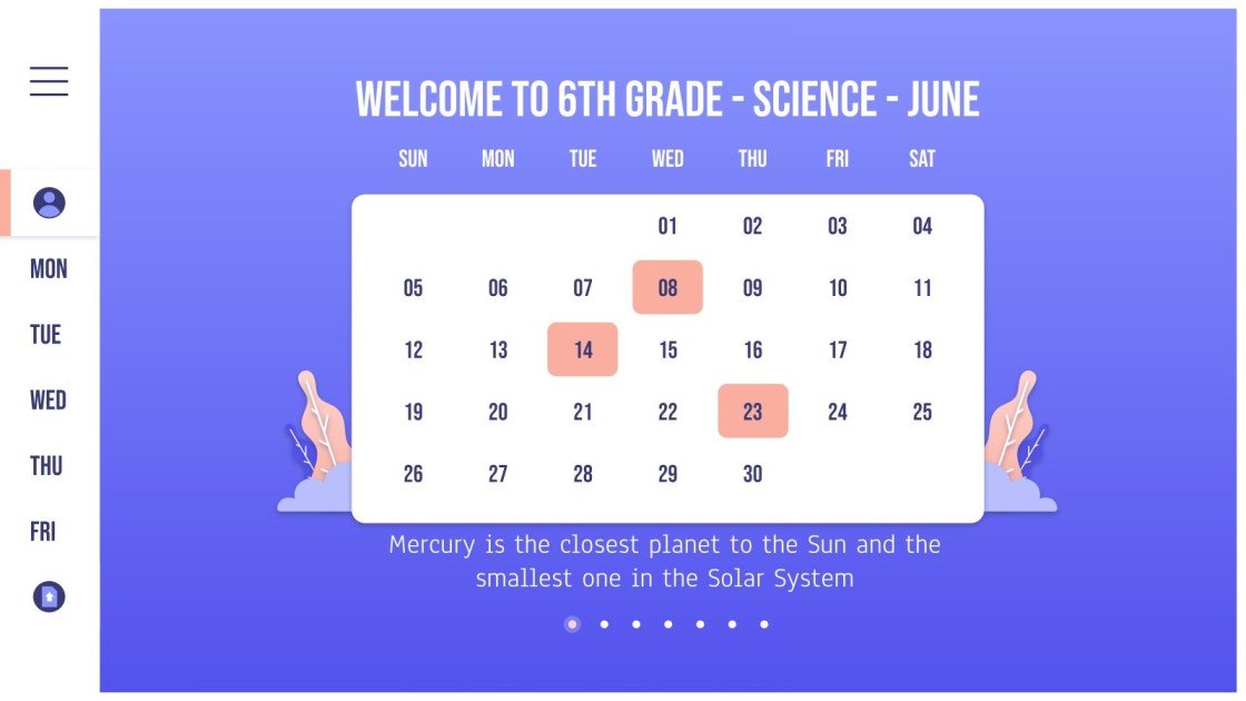 Interactive Teacher Planning Google Slides and PPT template