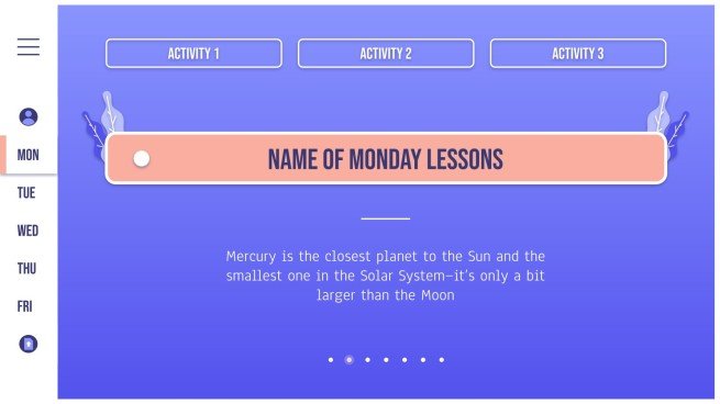 Interactive Teacher Planning Google Slides and PPT template