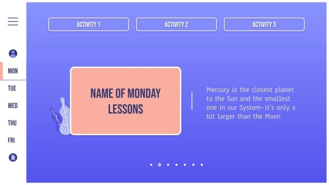 Interactive Teacher Planning Google Slides and PPT template