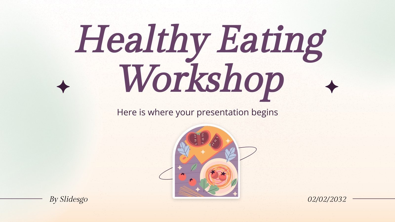 Healthy Eating Workshop | Google Slides and PowerPoint