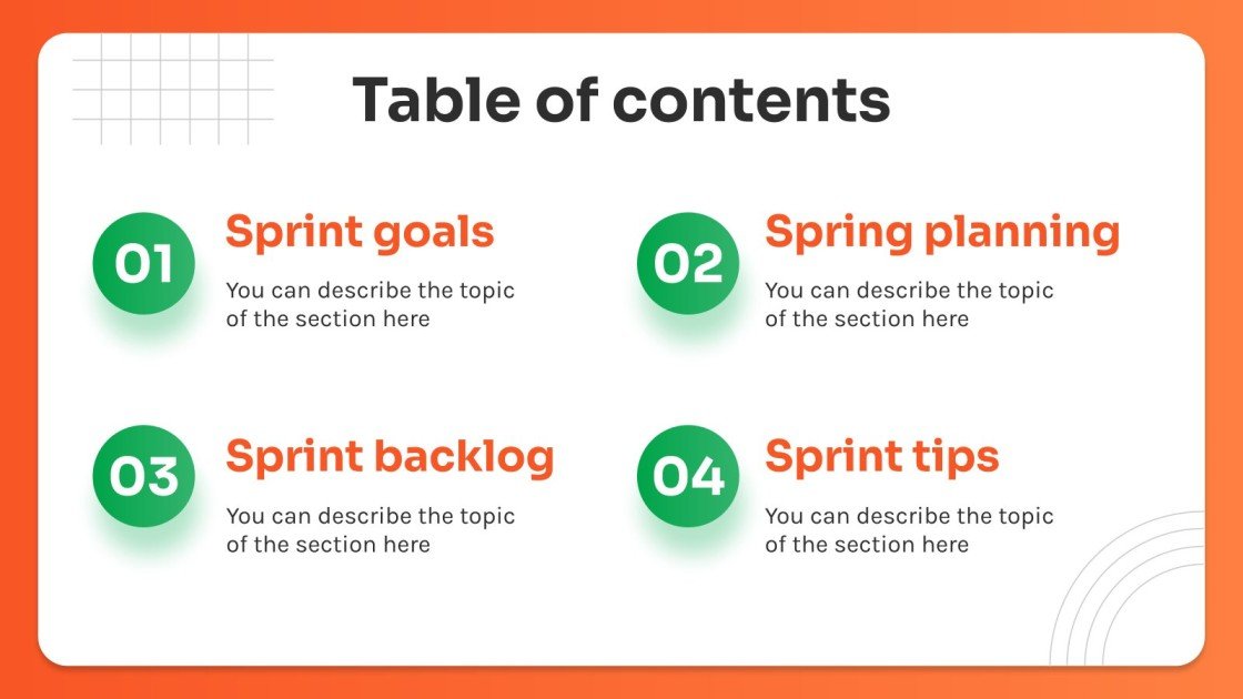 Sprint Planning Meeting | Google Slides & PowerPoint template