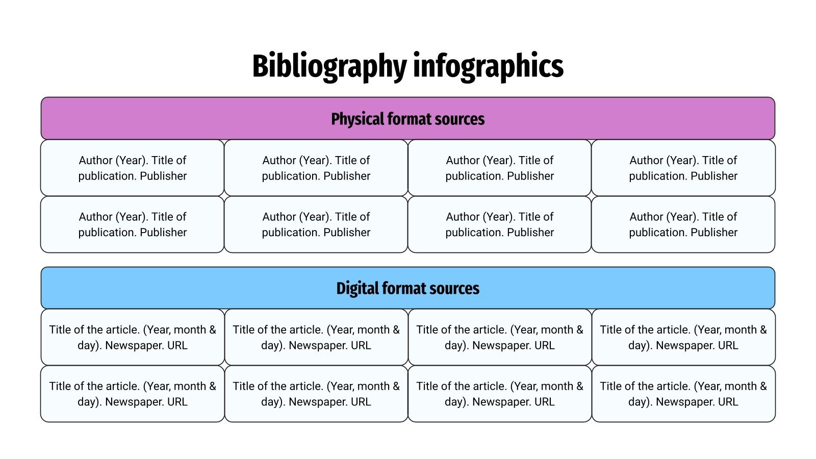 Bibliography Infographics | Google Slides & PPT template