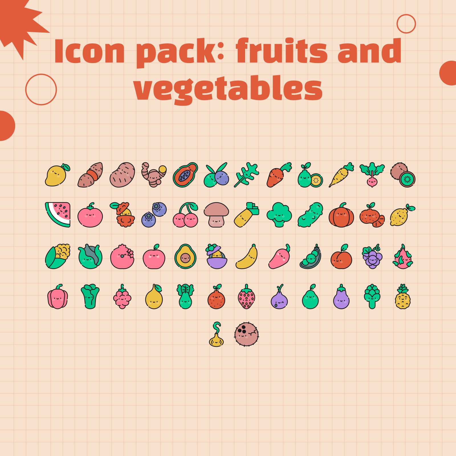 Eat Fruit! IG Posts | Google Slides and PowerPoint