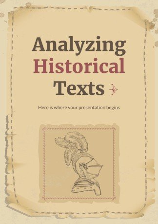 Analyzing Historical Texts | Google Slides & PowerPoint