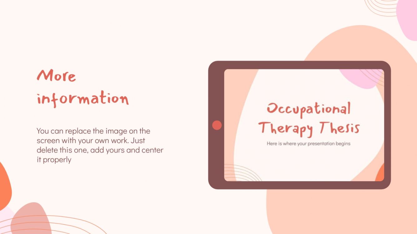 Occupational Therapy Thesis Google Slides & PPT template