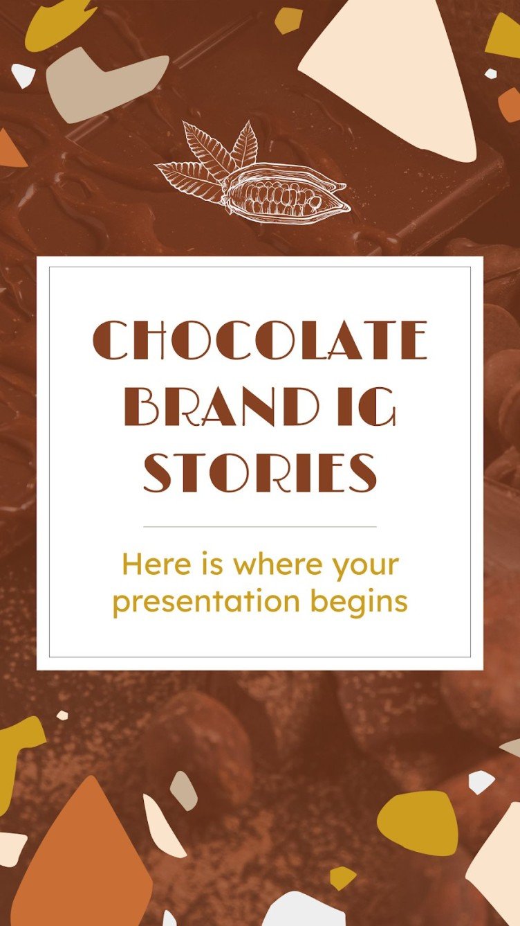 Chocolate Brand IG Stories | Google Slides and PowerPoint