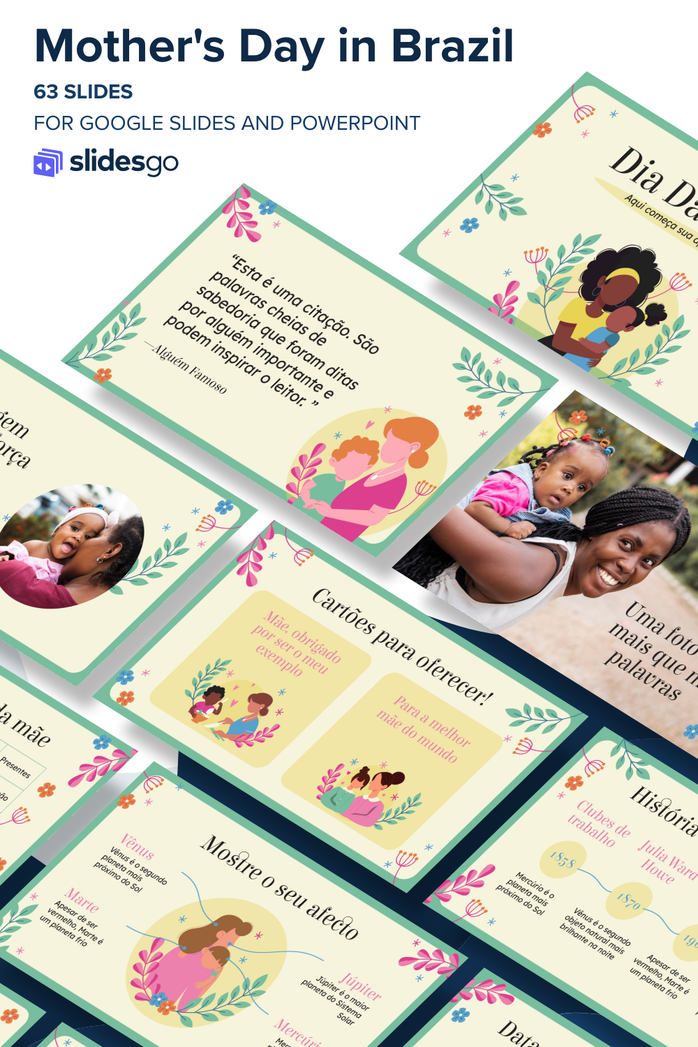 Mother's Day in Brazil | Google Slides & PowerPoint template