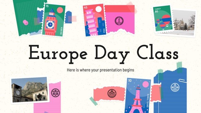 Europe Day Class | Google Slides and PowerPoint