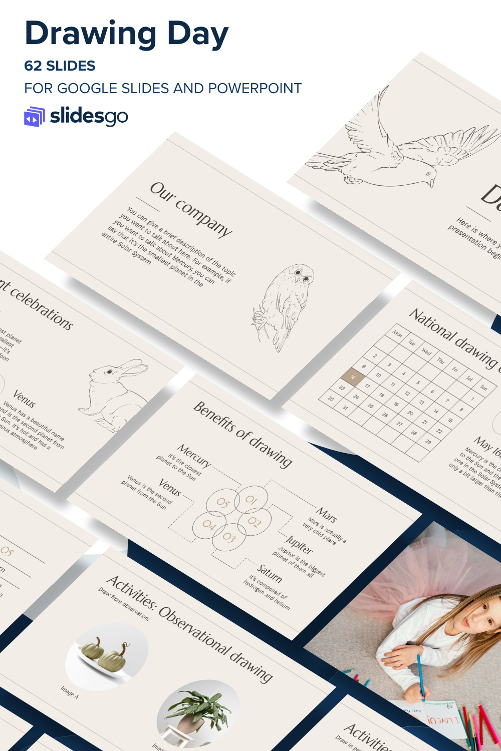 Drawing Day | Google Slides & PowerPoint Template