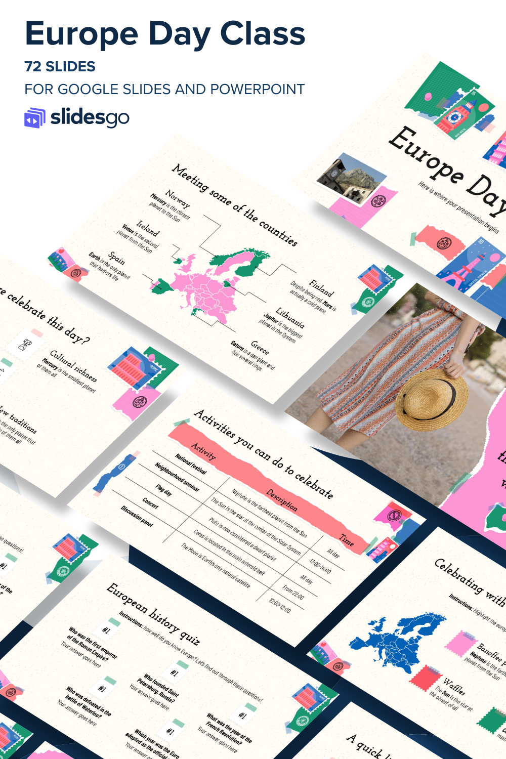 Europe Day Class | Google Slides and PowerPoint